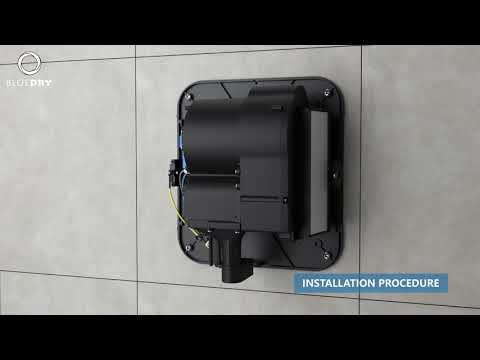 Bluedry ECO dry hand dryer installation instructions. | Screwfix