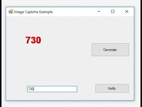 Image Captcha Example in Windows Form