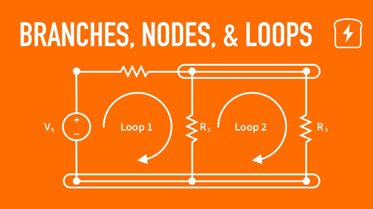What are Branches, Nodes, and Loops with Series and Parallel Components? | Basic Electronics