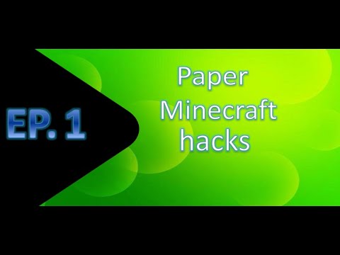 How to change the game mode - Paper Minecraft Hacks ep.1 28th November 2022