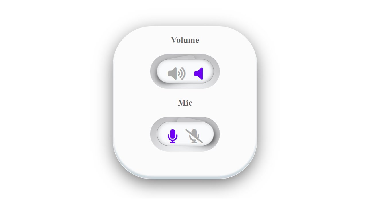 Amazing 3D Toggle Switch with HTML and CSS | CSS 3D Switch Design Tutorial
