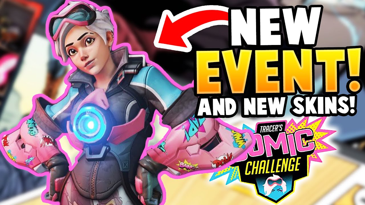 Overwatch: *NEW EVENT* Tracer Comic Challenge! & NEW SKINS!