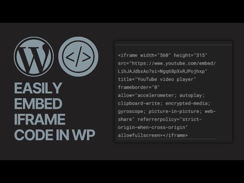 How to Easily Embed iFrame Code in WordPress?