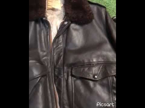 Vtg 80's Schott IS-674MS Flight Excellent Condition Sz.40 Made in USA Length 63 Cm Chest width 55 Cm