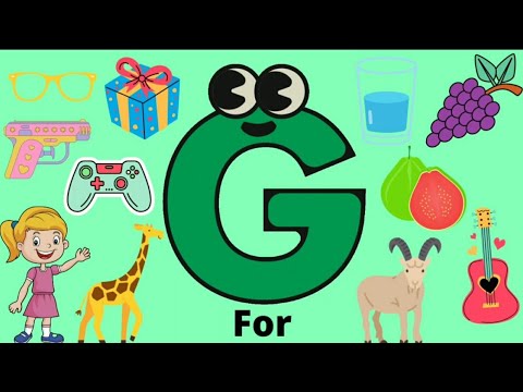 Words that start with g | g for words | g for goat | words that start with letter g |
