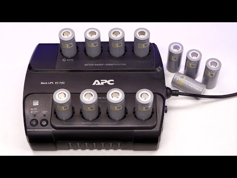 Upgrade APC Back-UPS ES 700 with 12.8V 19500mAh LiFePO4 DIY Battery Pack