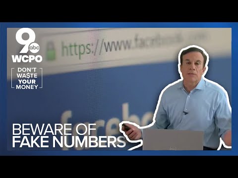 Fake customer service number scams woman