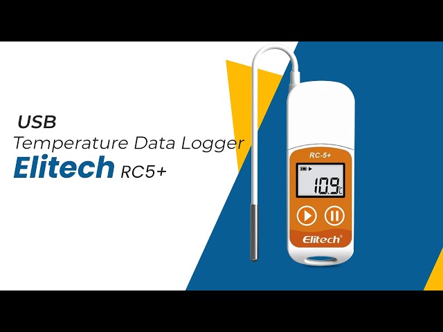 Temperature Data Logger - Elitech RC-4H Pro Temperature and Humidity ...