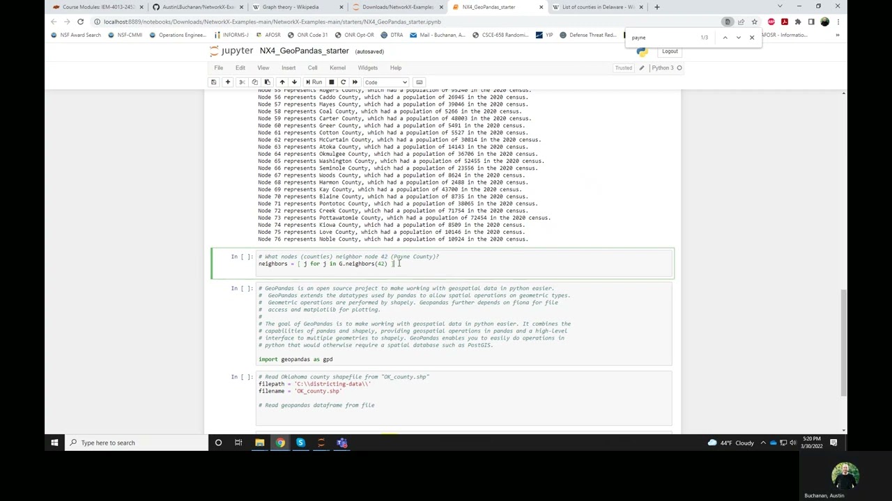 NetworkX 4    GeoPandas