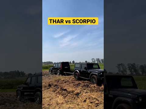2Thar vs Scorpio classic #shorts #scorpio vs #thar