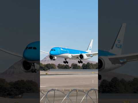 KLM 635 Heavy (Boeing 787-9 Dreamliner) arrives at Las Vegas (LAS) | PH-BHF | #planespotting #KLAS
