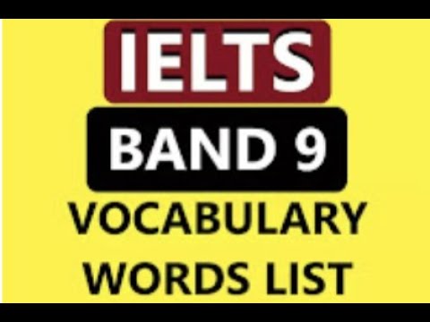 Download Vocabulary pdf for IELTS exam