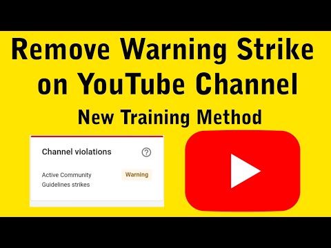 How to Remove Warning Strike 2023 ? YouTube Policy Training Explained