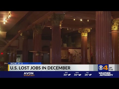 U.S lost jobs in December