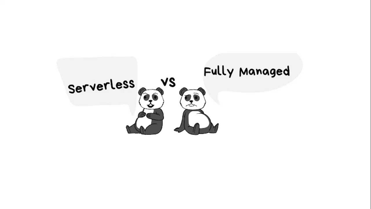 Difference between Managed & Server-less cloud services within 60 seconds