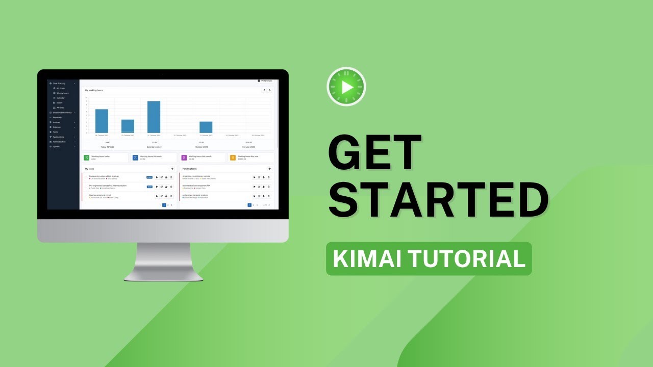 Get Started  | KIMAI TIME-TRACKER  | Foundation - Episode 1