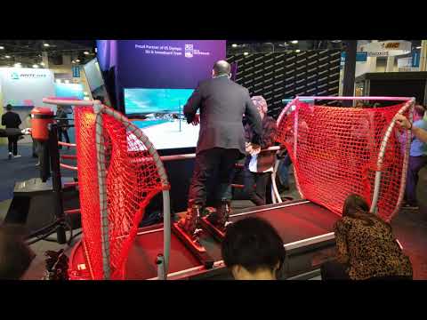 US Ski Team Approved Ski and Snowboard Simulator, CES 2020 [4K]