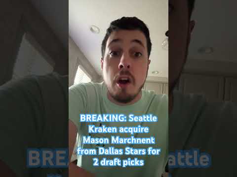 BREAKING: Seattle Kraken acquire Mason Marchnent from Dallas Stars for 2 picks #NHL #Stars #Kraken