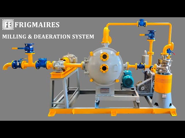Milling & Deaeration System - 10000 Liters Milling & Deaeration System ...