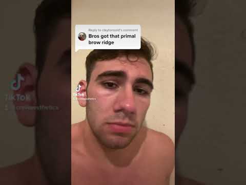 Bros Got That Primal Brow Bridge…