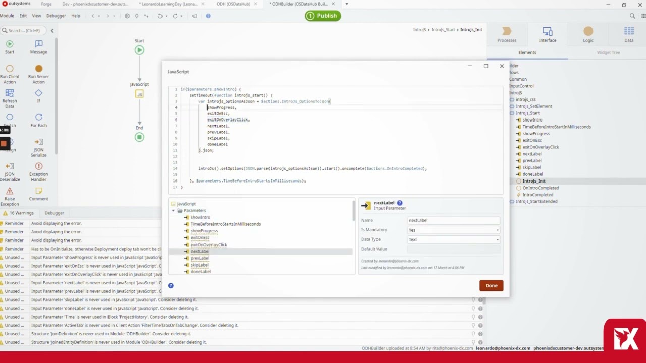 Dev Tip: Block selection in Javascript