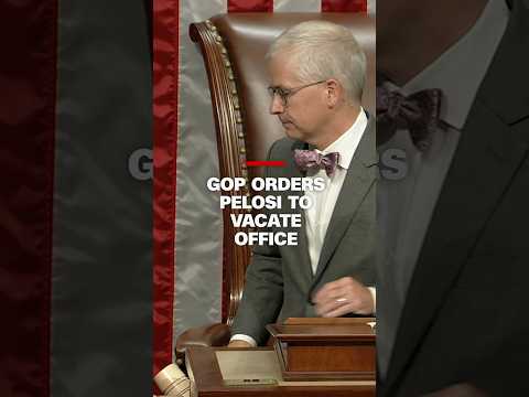 GOP orders Pelosi to vacate office