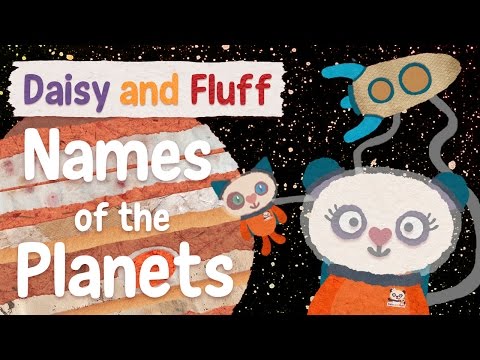 Learn the Names of the Planets from Mercury to Pluto with Daisy and Fluff | Space video for Toddlers