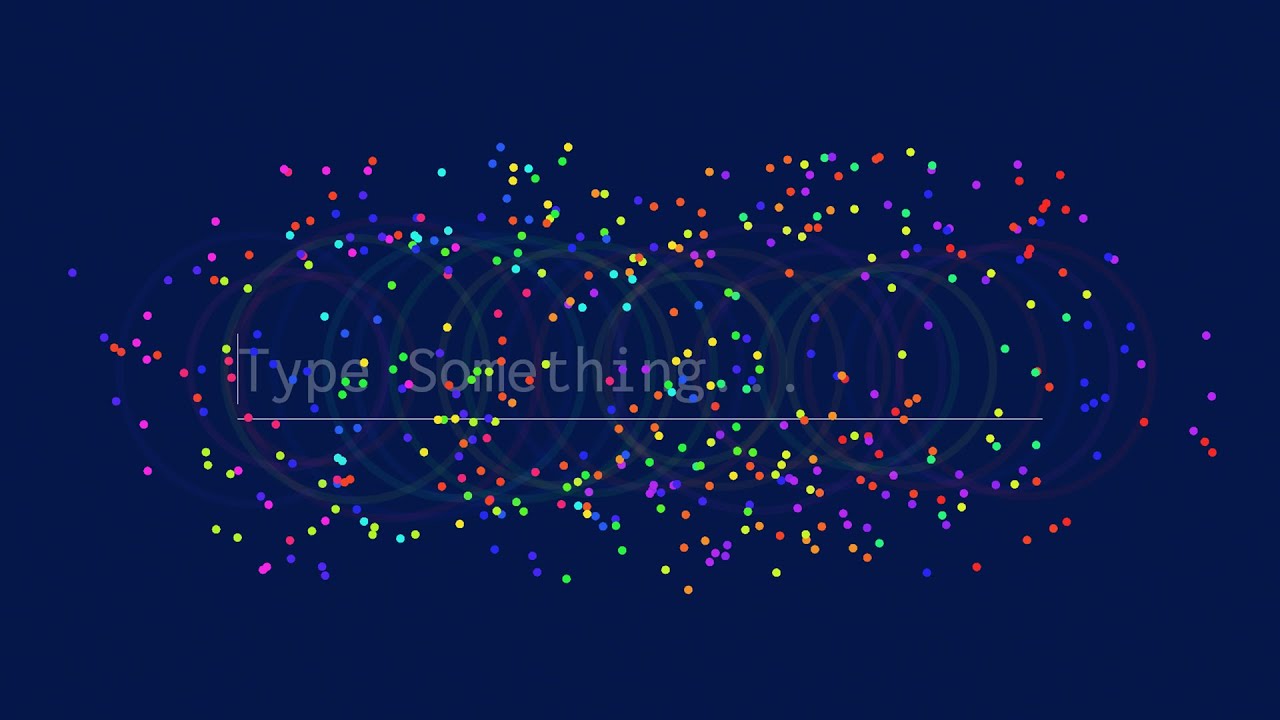 Typing Fireworks Animation Effect with JavaScript - Javascript Project for Beginners