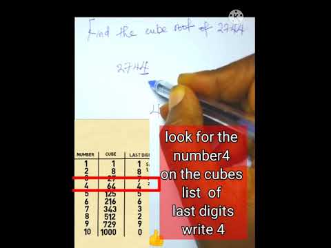 Nobody ever thought this trick worked!!! #math #cube #root #shorts #easymathstutor