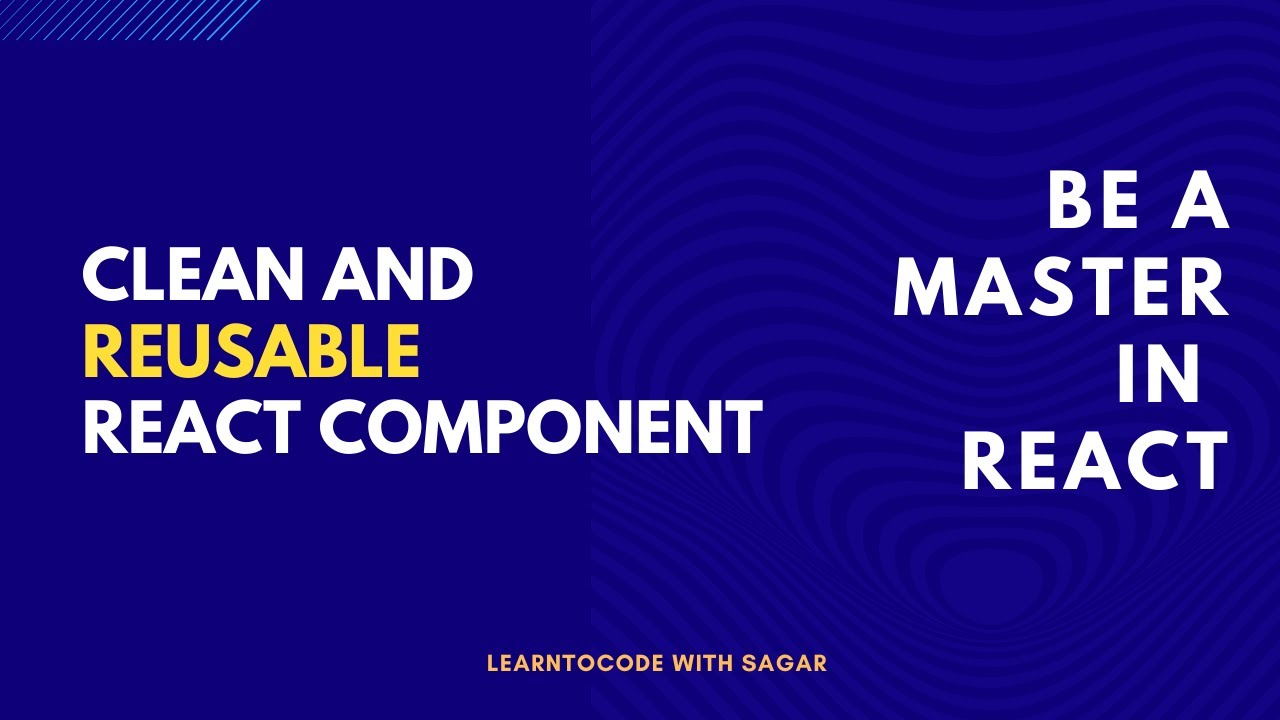 Create clean and reusable react component | TypeScript