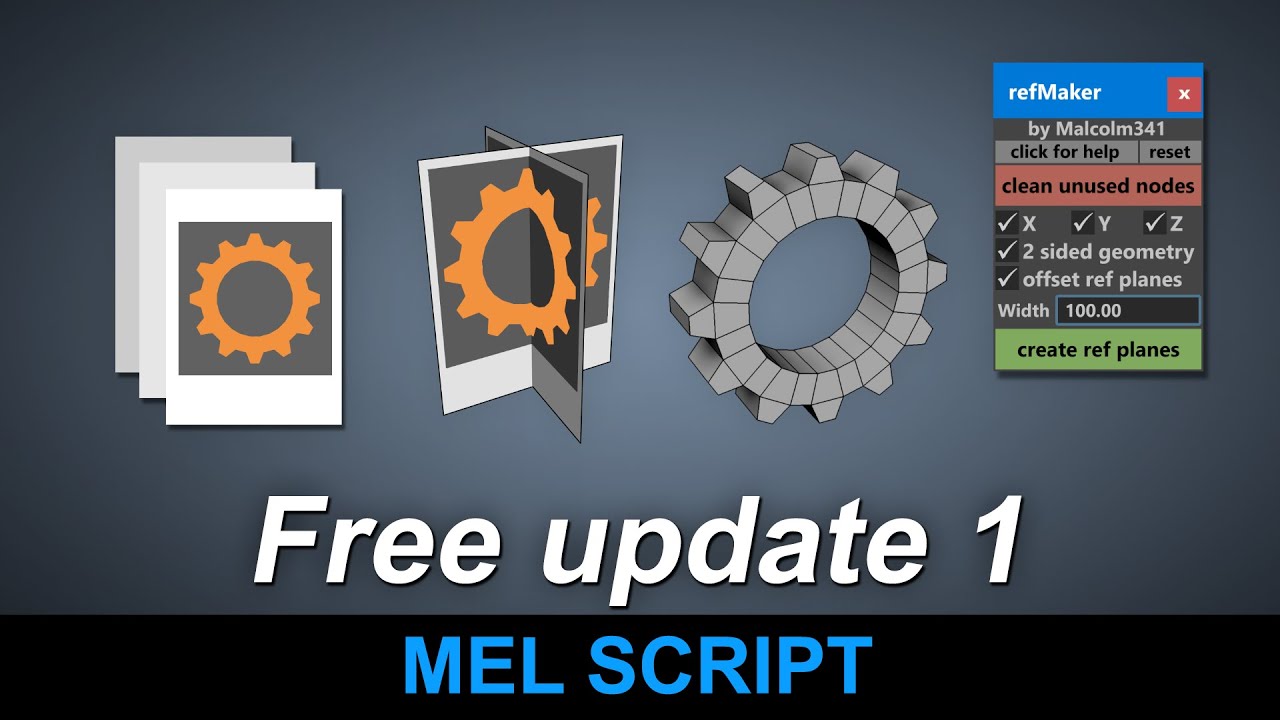 Reference Planes Toolbox for Maya - Free Update 1