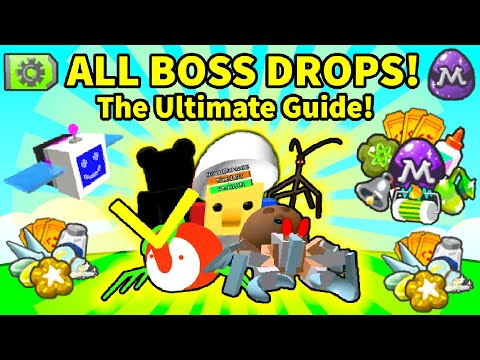 ????✨ ALL BOSS MOB DROPS Bee Swarm Simulator! Defeating all Boss Mob Drops Chances 2023 Beesmas Update!