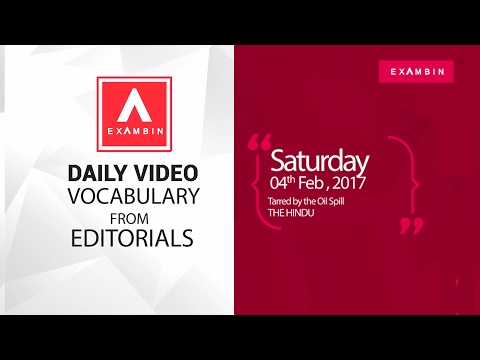 Vocabulary Episode 48 | Tar, Tragic, livelihood, Counterproductive | THE HINDU Editorial Words