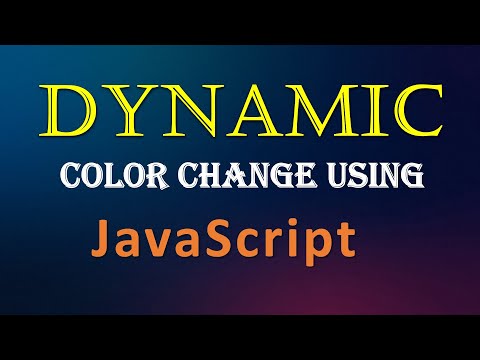 Day 3 :💻 JavaScript Magic: Dynamic Color Change Using Javascript