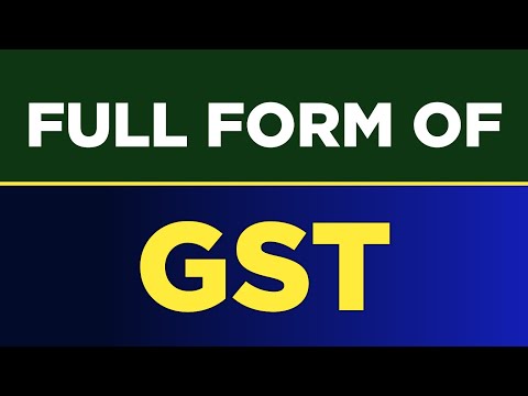 Full form of GST | GST ka full form kya hai | GST full form | Free Learn University