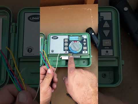 Wiring sprinkler / irrigation clock / timer common wire