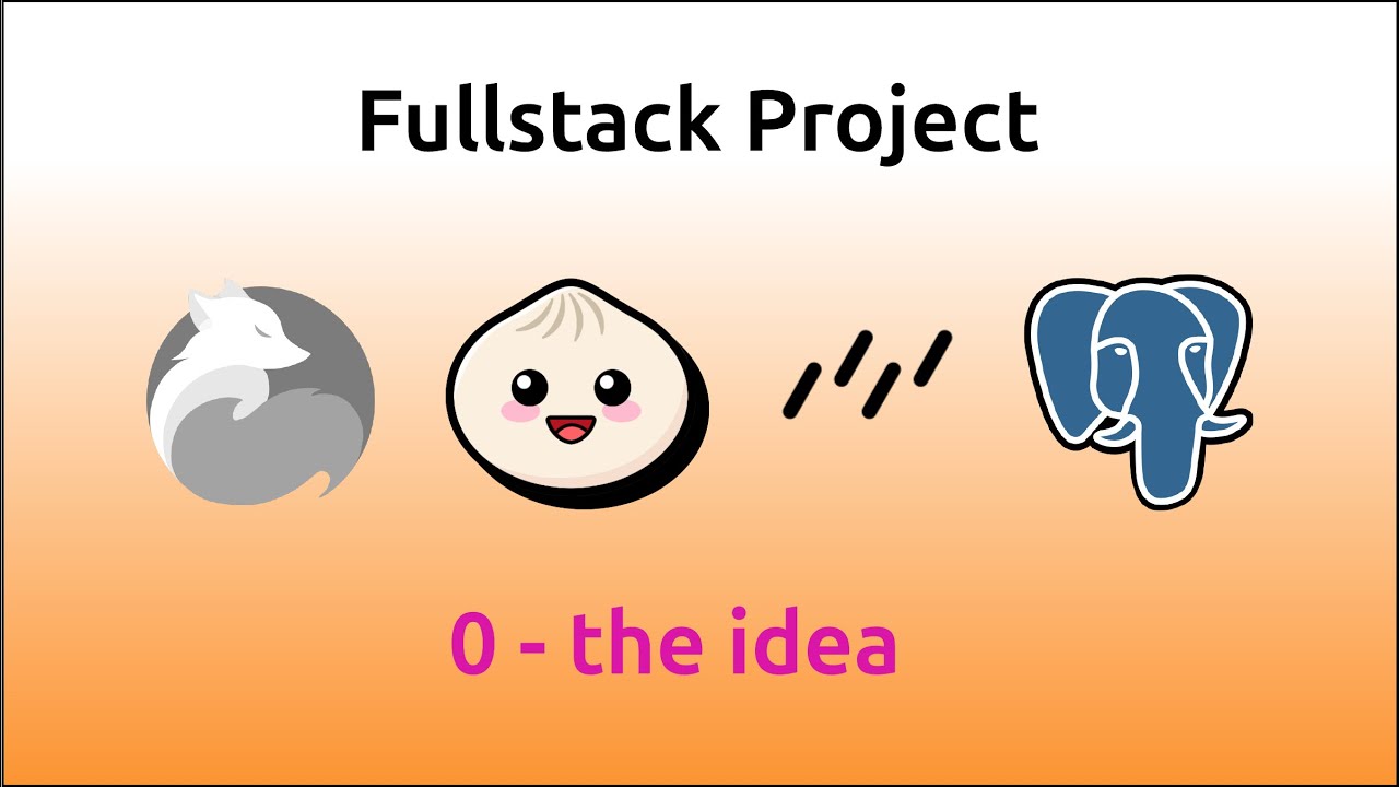 0 - Fullstack Project -The Core Idea | Bun, Elysia, Drizzle ORM, PostgreSQL