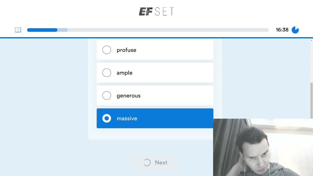 Taking the EF Set test