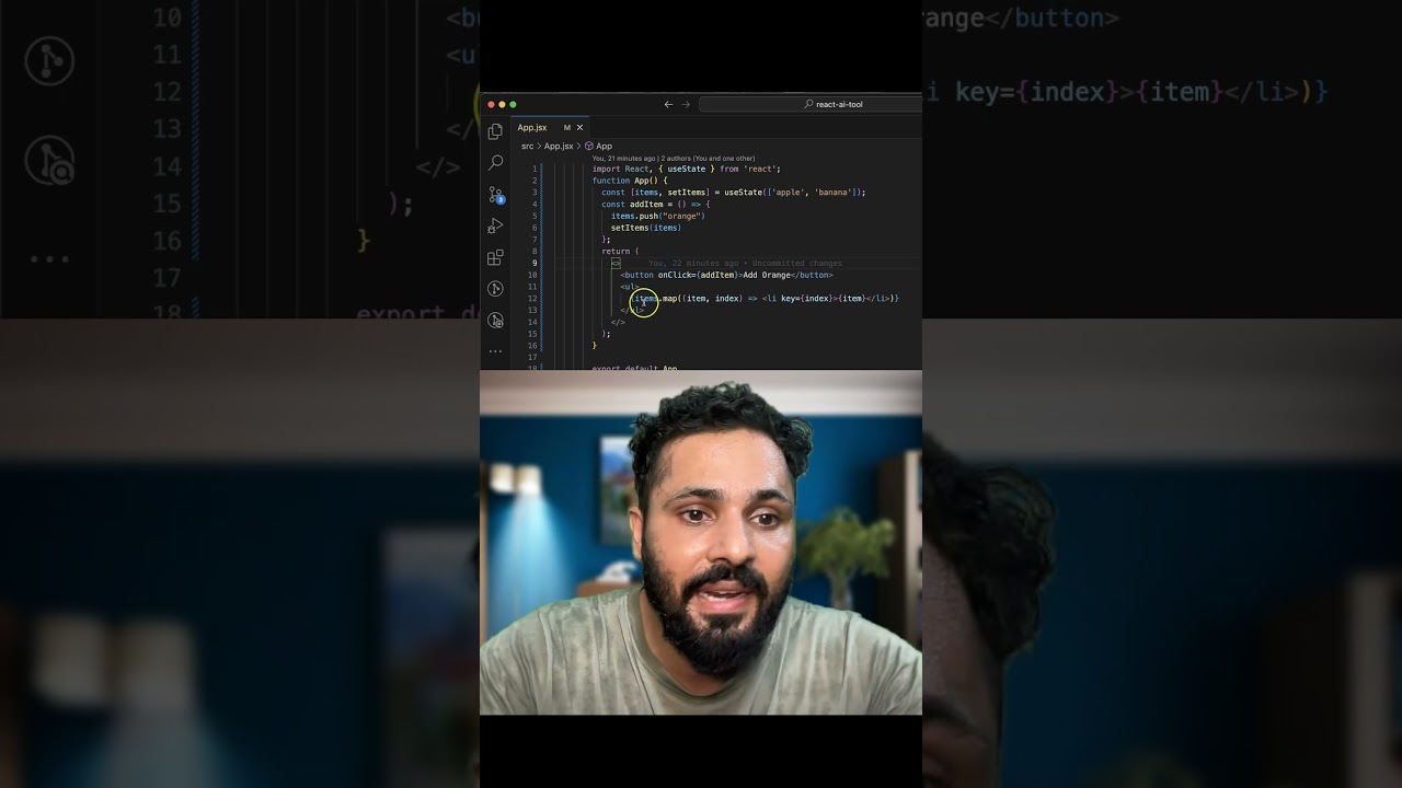 React State Array Issue Fix with Example | React Interview Question #react19 #reactinterview