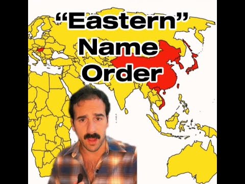 Eastern Name Order