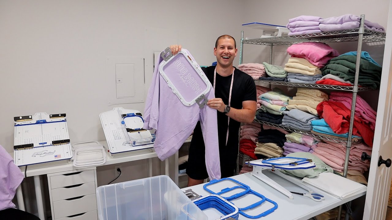 Taking Nick to Embroidery School