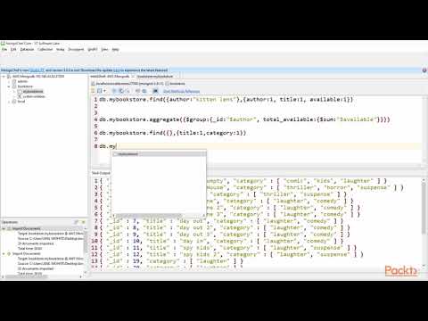 Learn MongoDB Administration Working with Aggregation Operators | packtpub com - Mind Luster