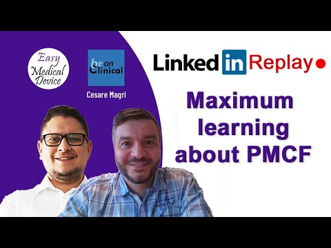 All about PMCF with Cesare Magri [EU MDR 2017/745]