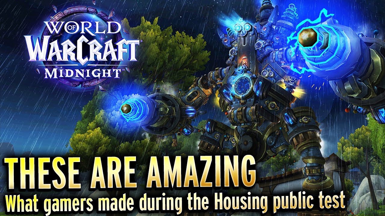 Cool and Crazy Designs From the Housing Playtest! World of Warcraft Midnight