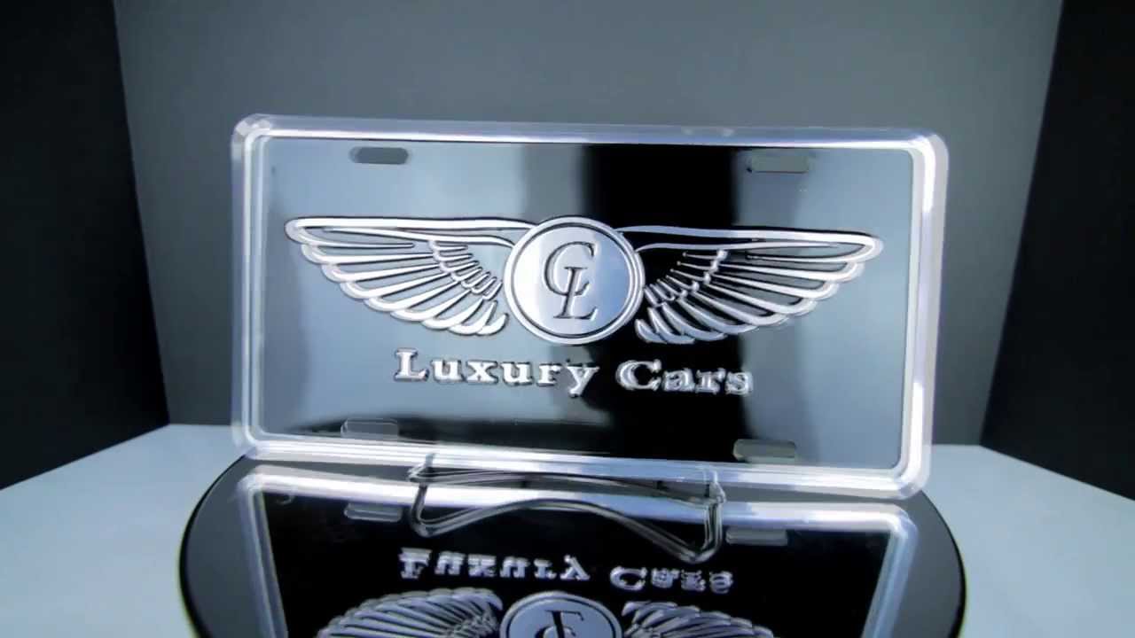 DIXILINE - 5012 SSD - DELUXE EMBOSSED ALUMINUM LICENSE PLATES