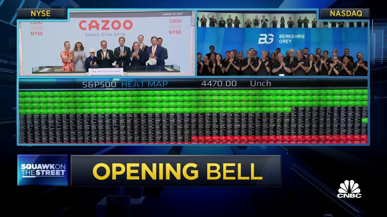 Opening Bell, August 27, 2021