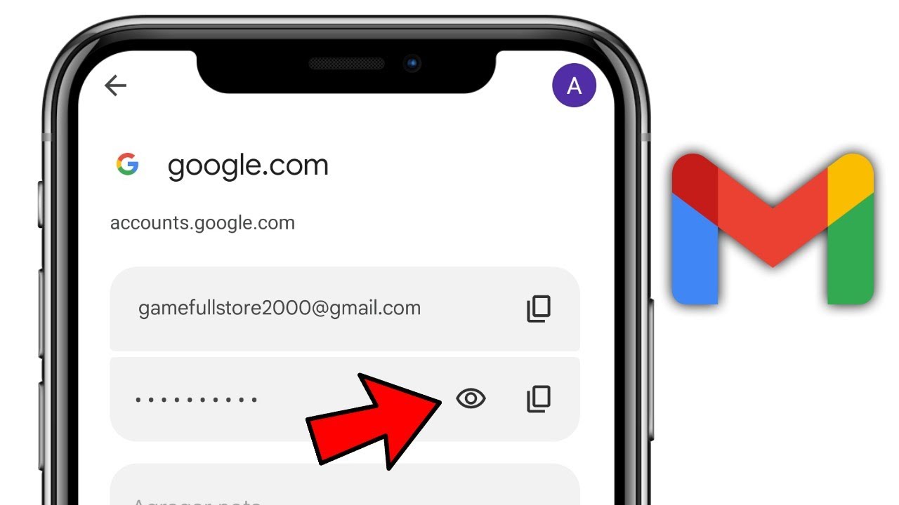 How to see my GMAIL password on my cell phone 2025