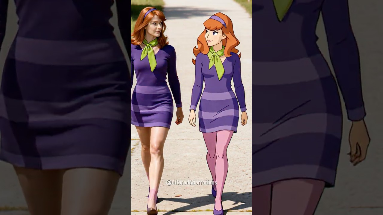 Scooby-Doo! Characters: Cartoon vs Real Life 🕵️‍♂️🐾