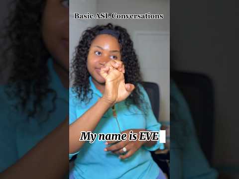 Basic ASL conversations you need to know | Learn ASL fast. #asl
