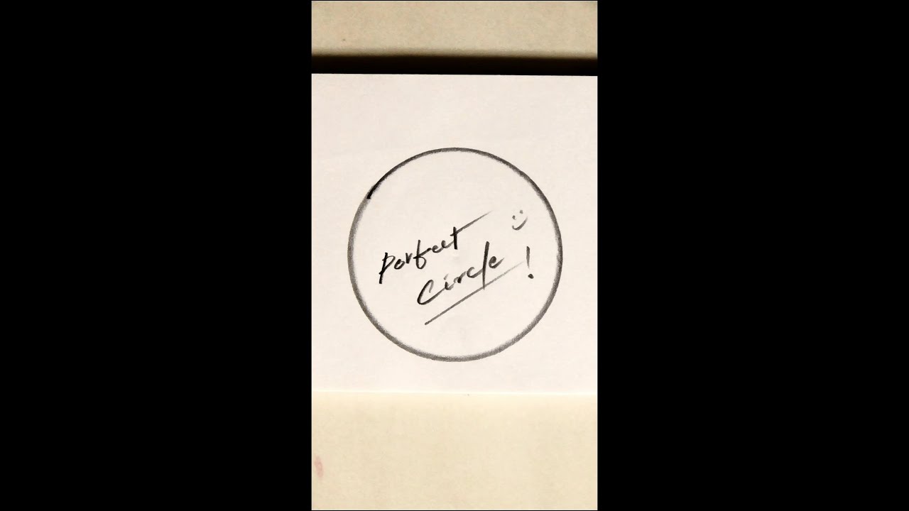 Draw Perfect Circle Fast (No Tools)